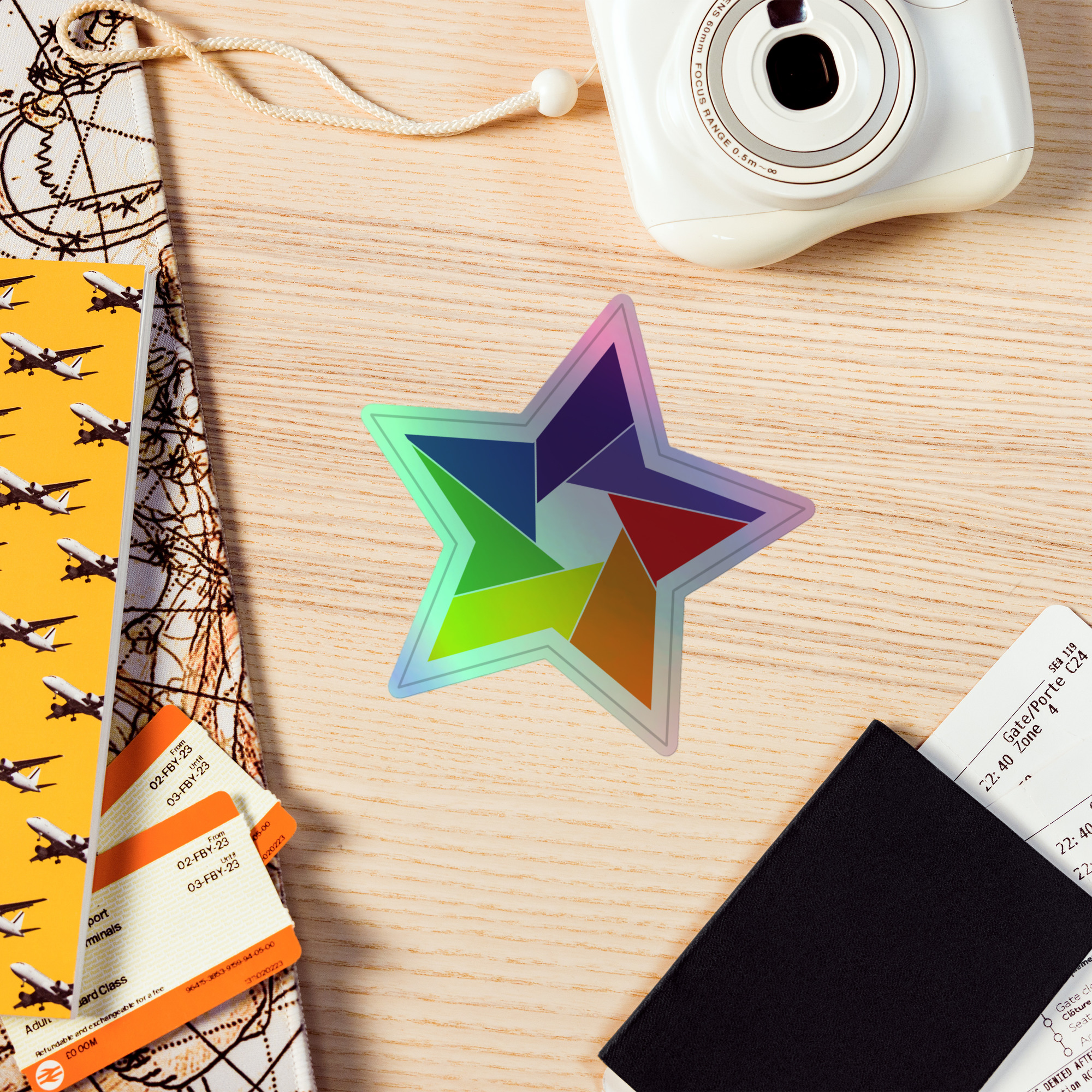 Cosplay XO Logo Holographic Stickers - Cosplay XO